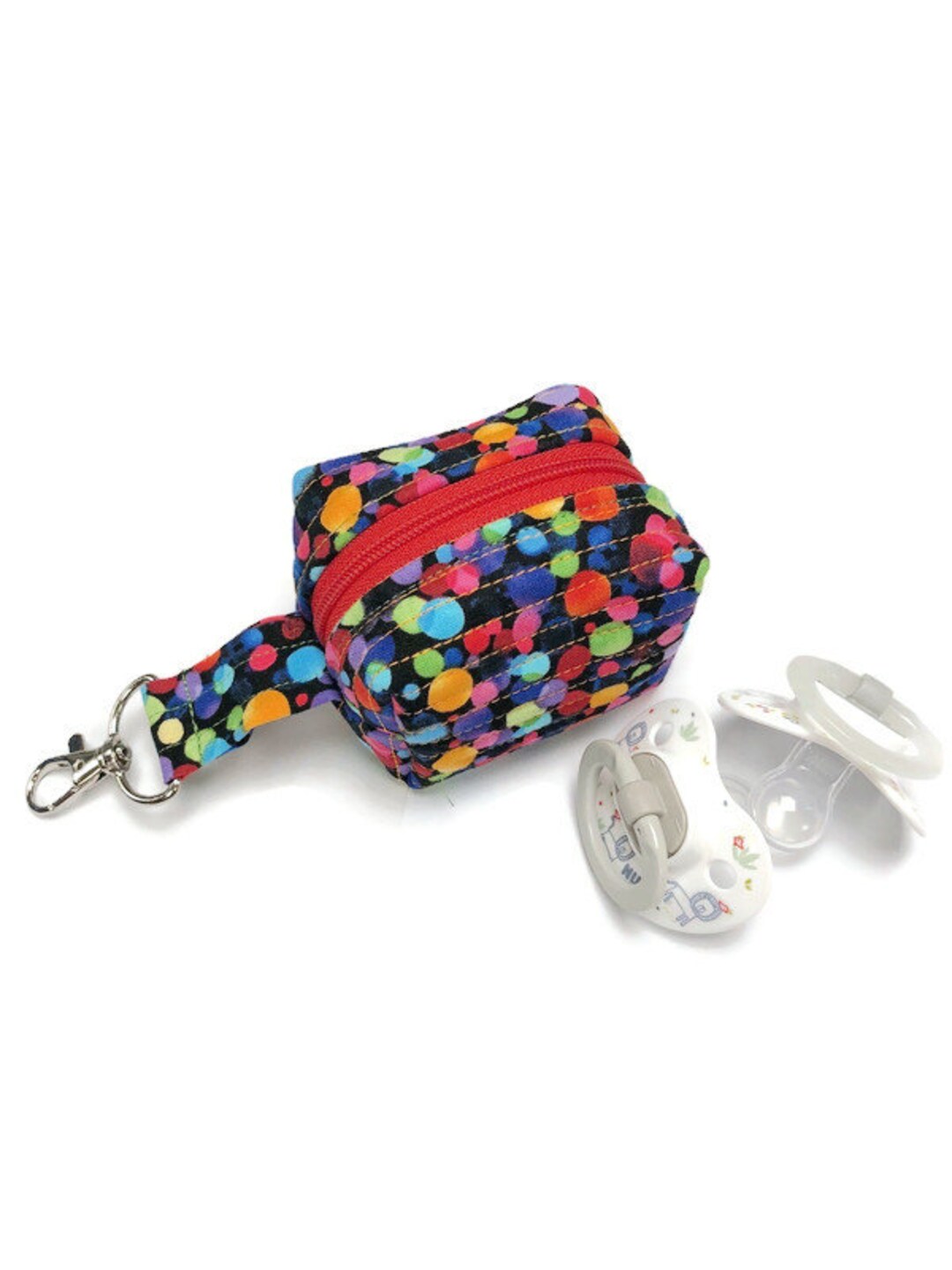 Pacifier Storage Container, Pacifier Holder, Gender Neutral Binky Bag ...