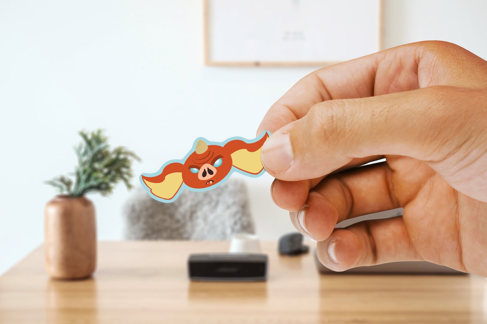 Red Bokoblin BOTW Fan Art Sticker - Etsy
