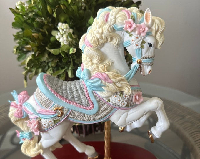 Lenox Carousel Circus Horse Figurine Vintage Porcelain Merry - Etsy