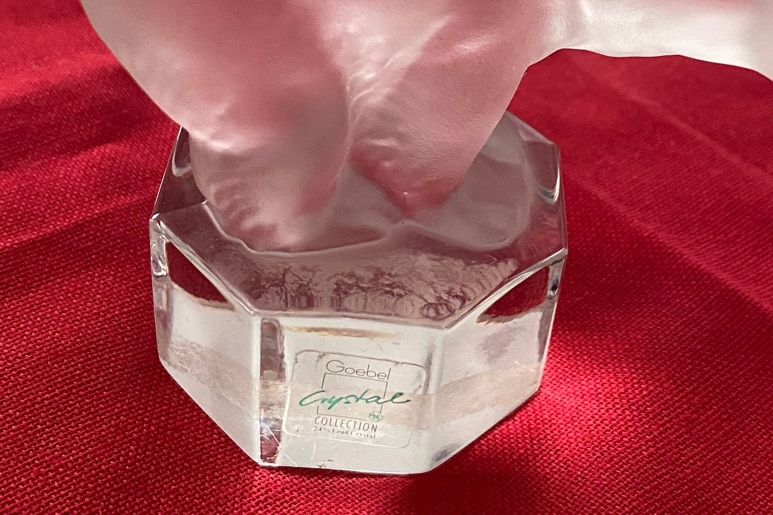 Vintage Goebel Crystal Glass Polar Bear Figurine (crystale Collection ...