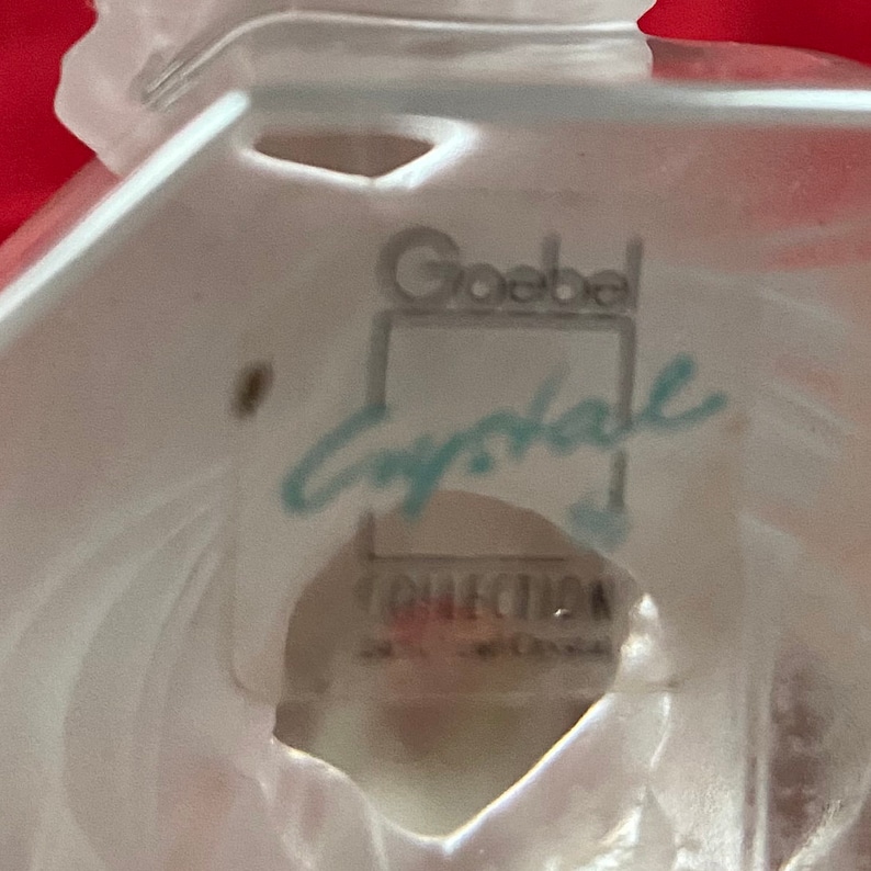 Vintage Goebel Crystal Glass Toucan Bird Figurine crystale Collection ...