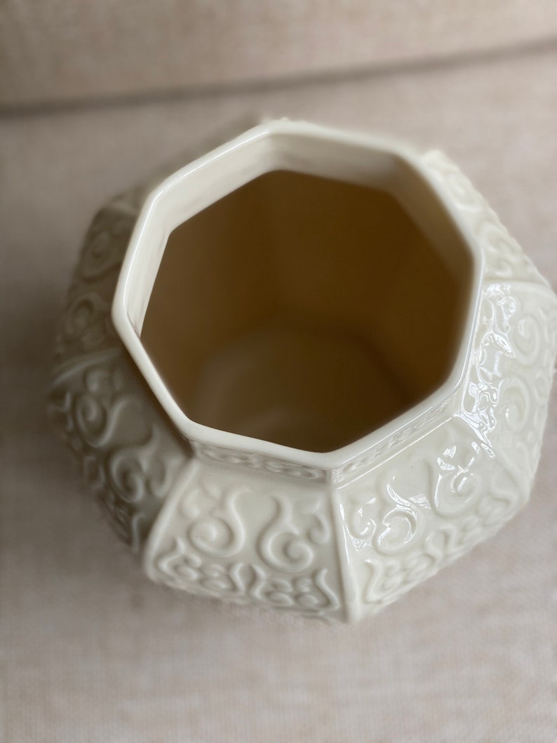 Vintage LENOX Octagon 3D Design Gold Rim 6 Jar-vase - Etsy