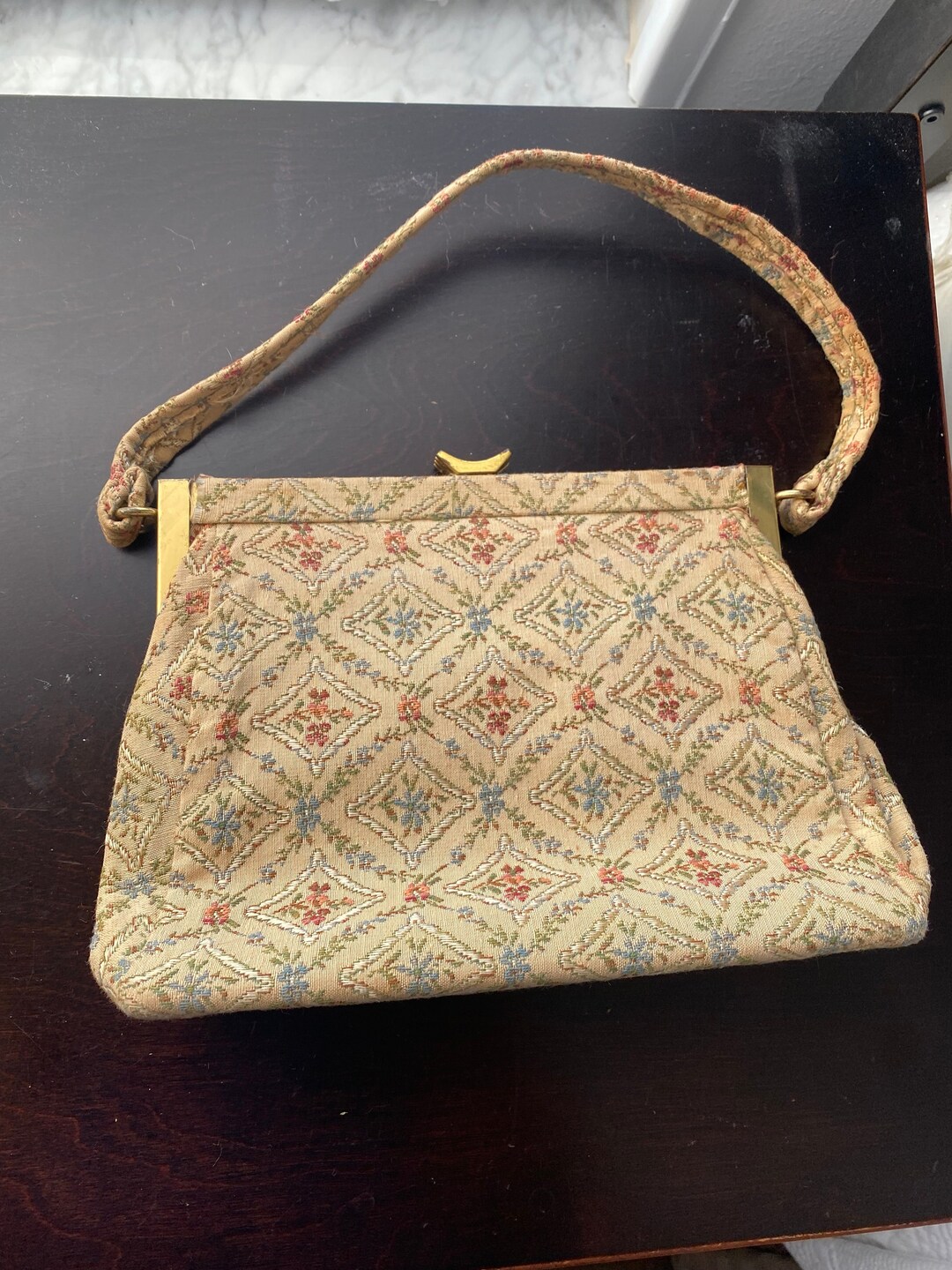 Roth Brand 1950's Tapestry Vintage Purse - Etsy