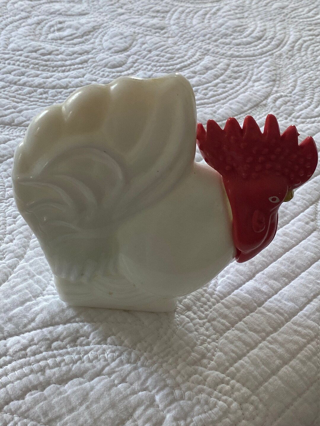Vintage Avon Milk Glass Rooster Lotion Bottle - Etsy