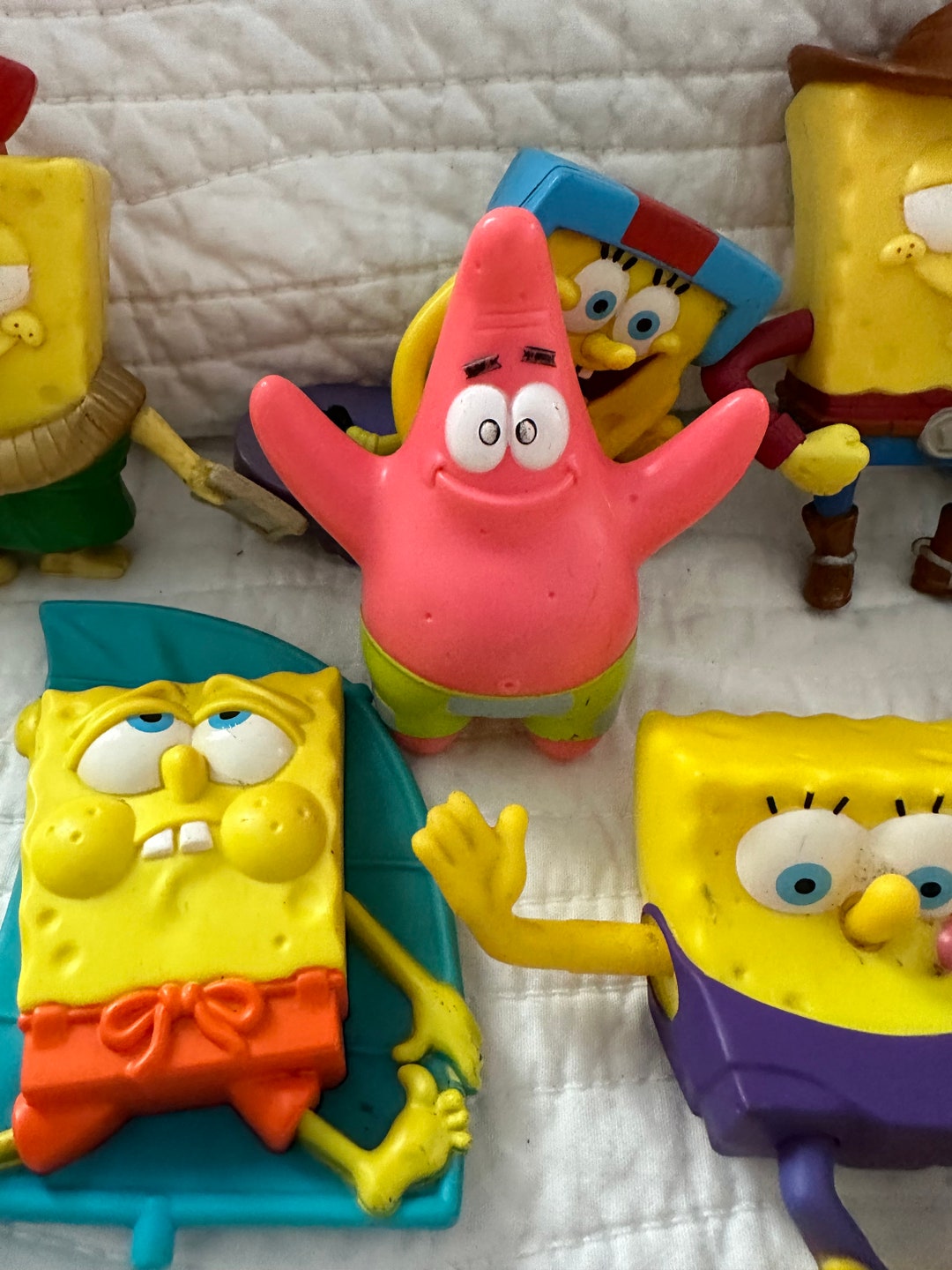 Vintage 2001 Sponge Bob Burger King & Mcdonalds Figures Set of 12 - Etsy