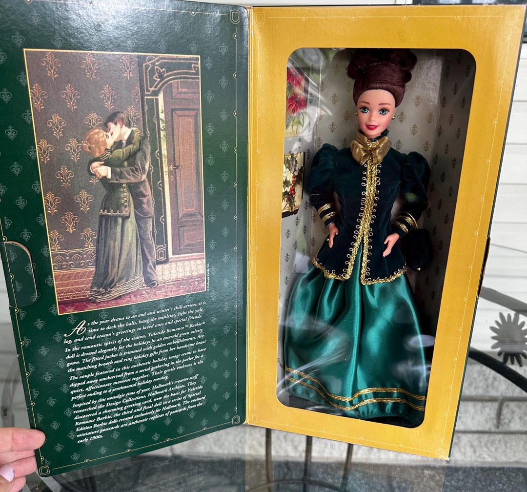 Yuletide Romance Barbie Doll Third in a Series/hallmark Special Edition ...