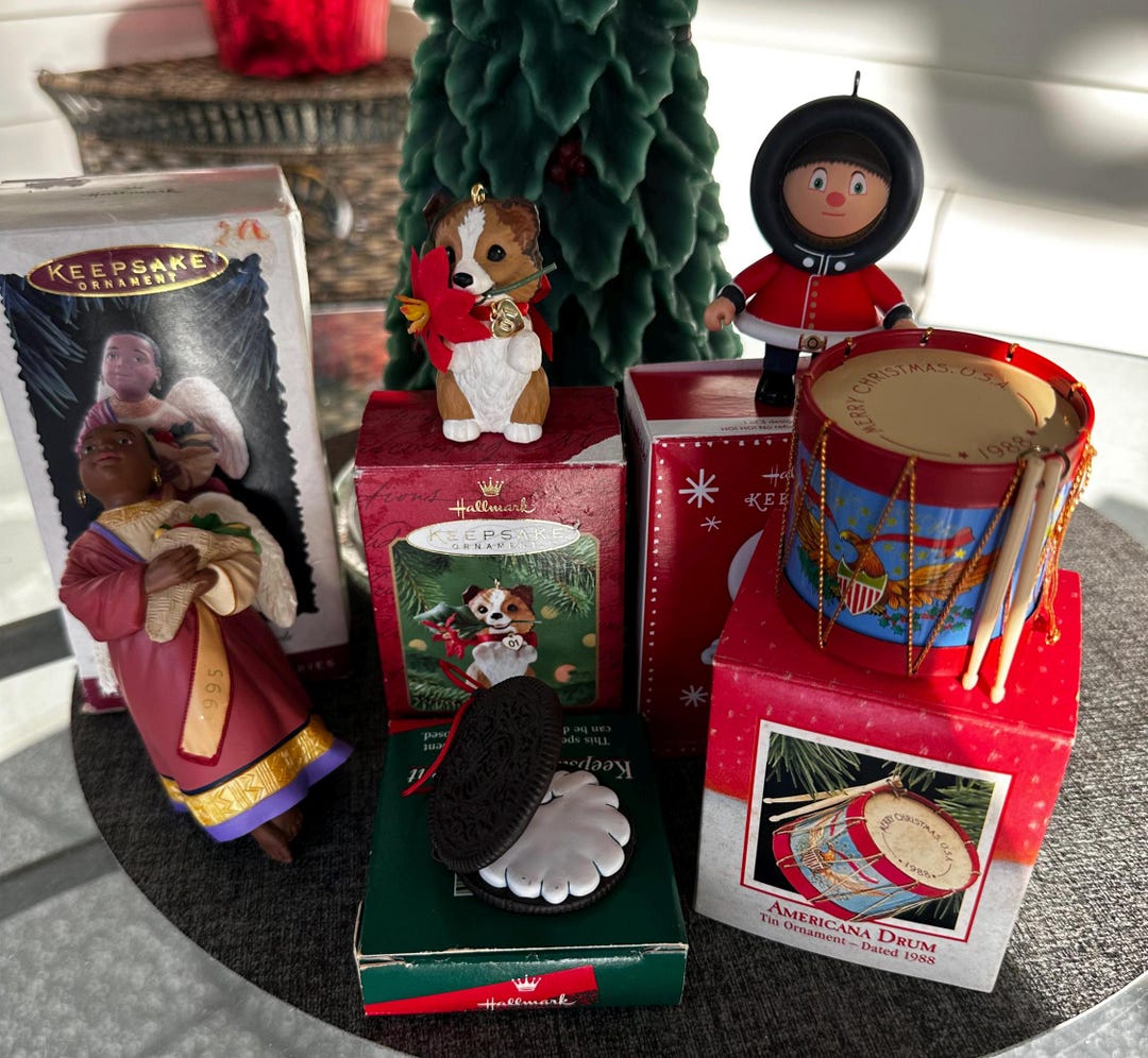 Hallmark Keepsake Christmas Variety Collection of 6 Pre Owned - Etsy