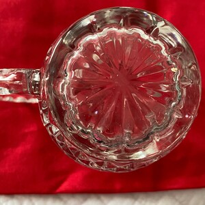 Crystal Cut Glass Vintage Creamer/small Pitcher Diamond Pattern - Etsy