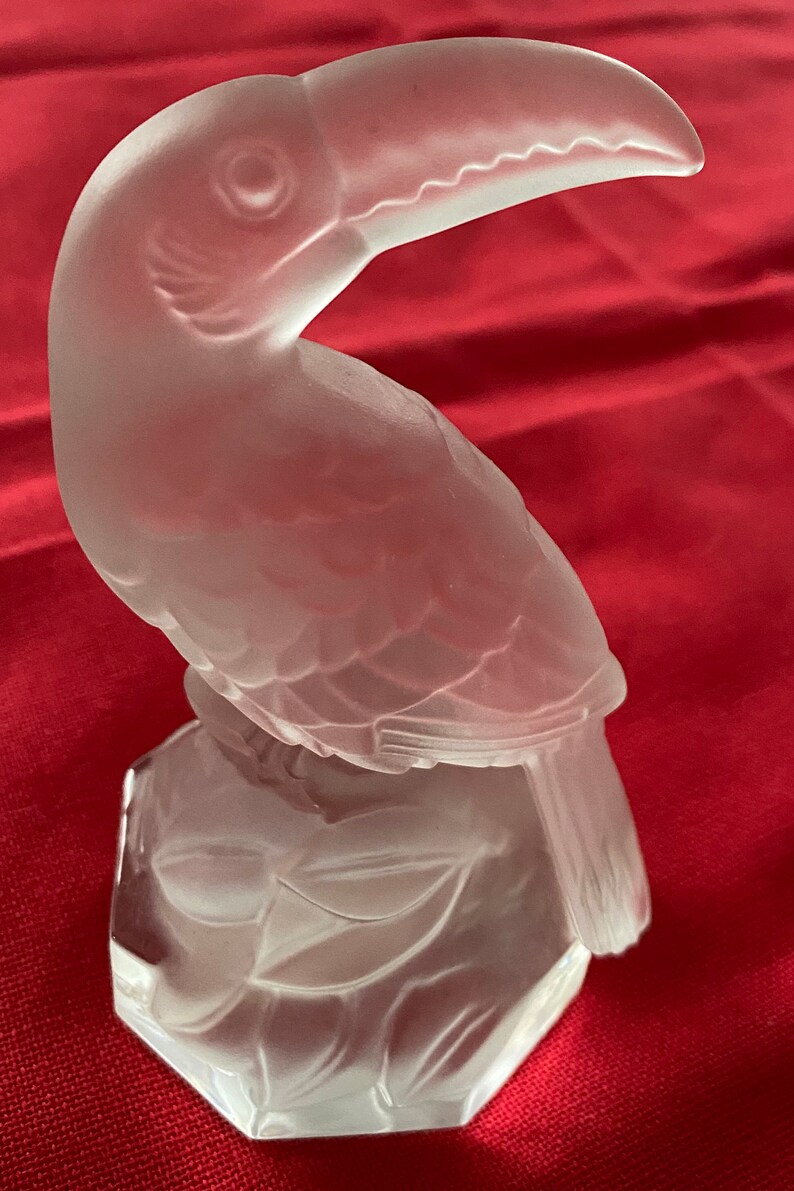 Vintage Goebel Crystal Glass Toucan Bird Figurine crystale Collection ...