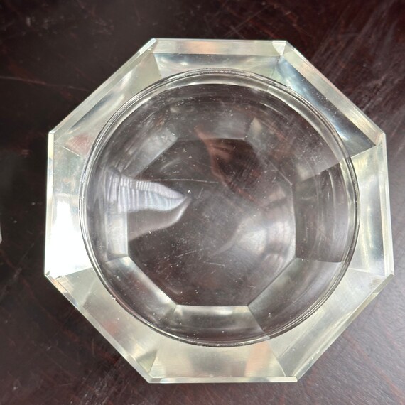 Vintage led crystal faceted octagon shape perfume bot… - Gem