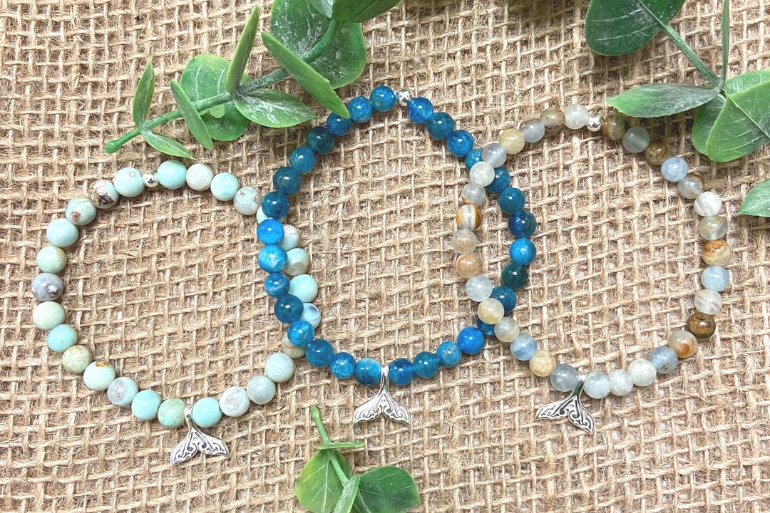 Mermaid Tail Gemstone Bracelets, Birthday Gift for Teen, Gift for ...