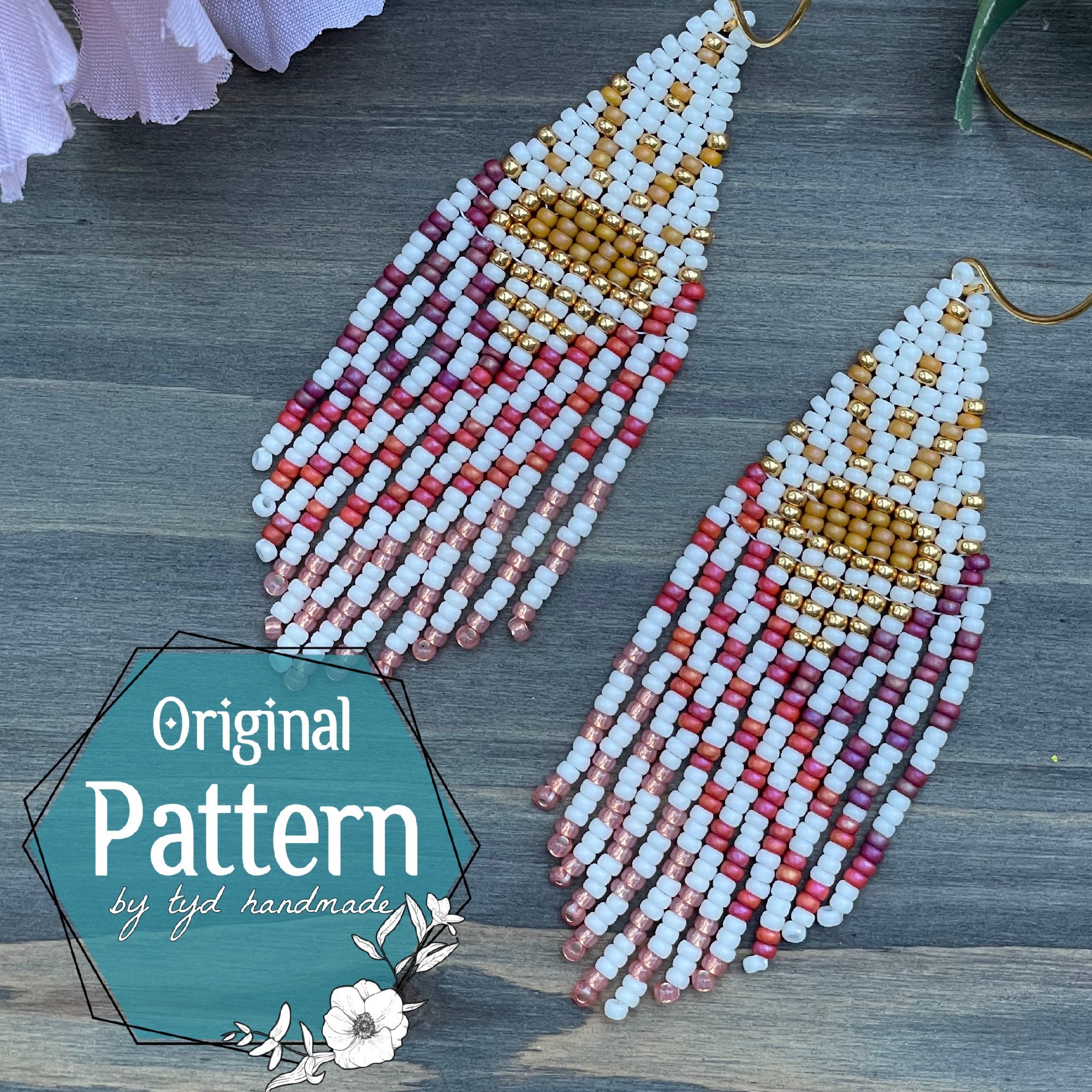 Tuesday Morning Fringe Earrings Original Pattern - Etsy