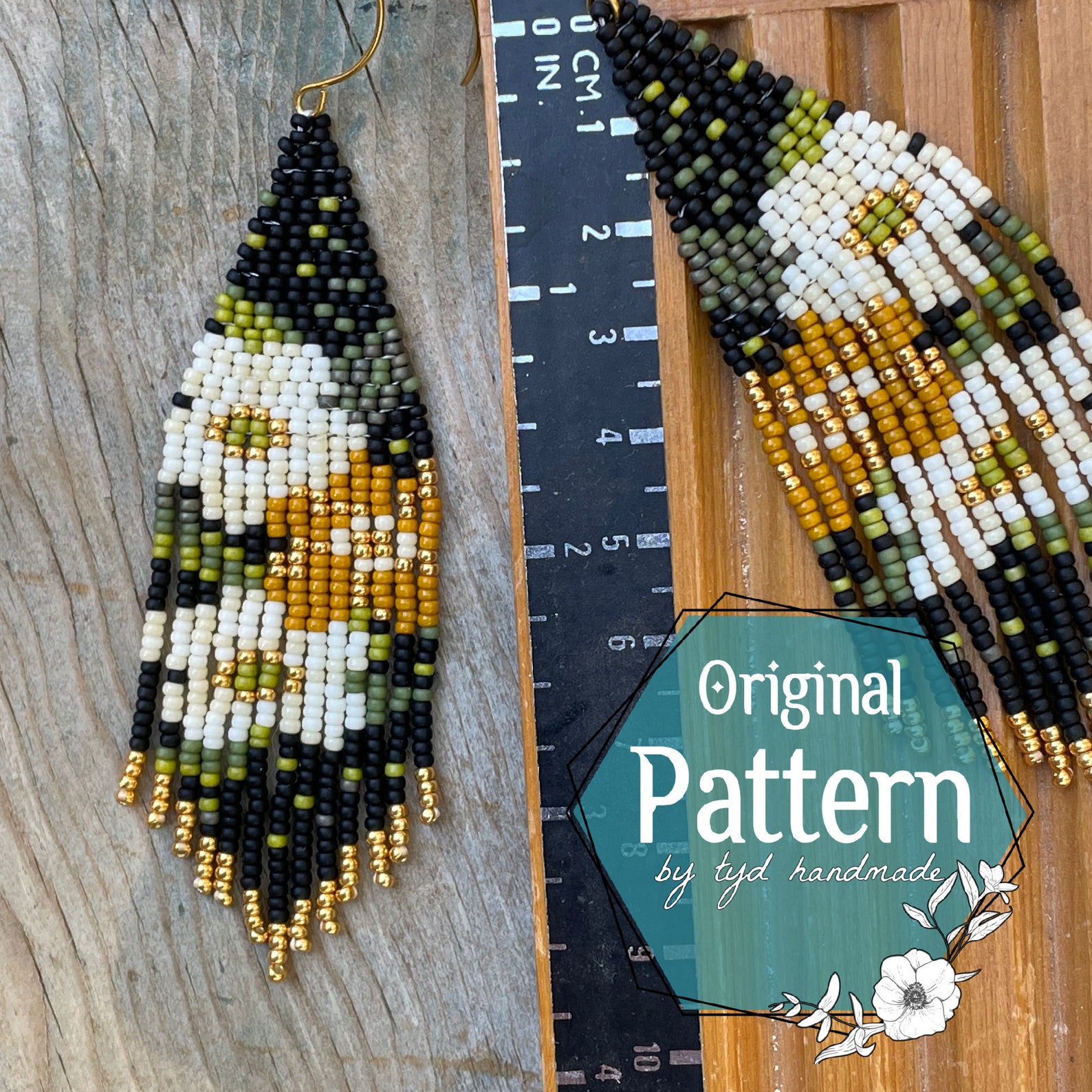 Autumn Fringe Earrings Original Pattern - Etsy
