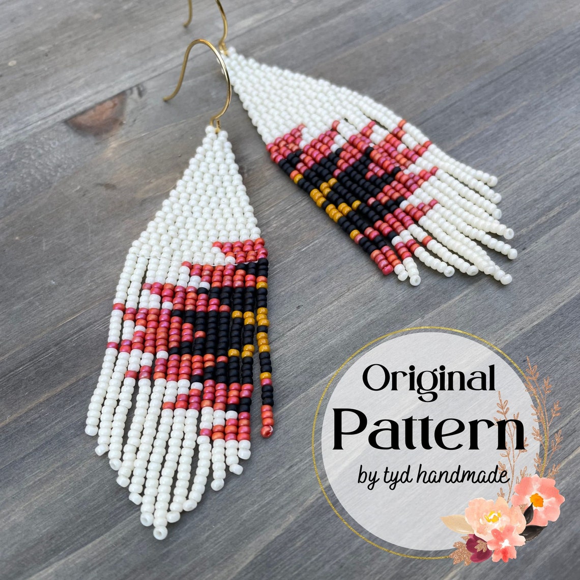 Stella Fringe Earrings Pattern - Etsy