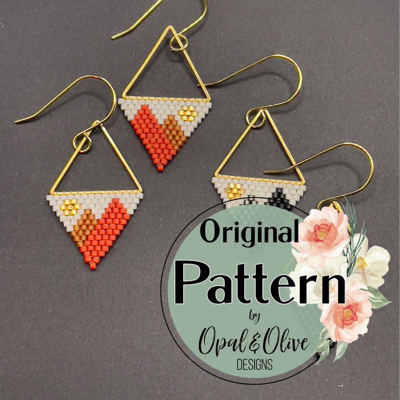Beaded Triangle Patterns - Etsy