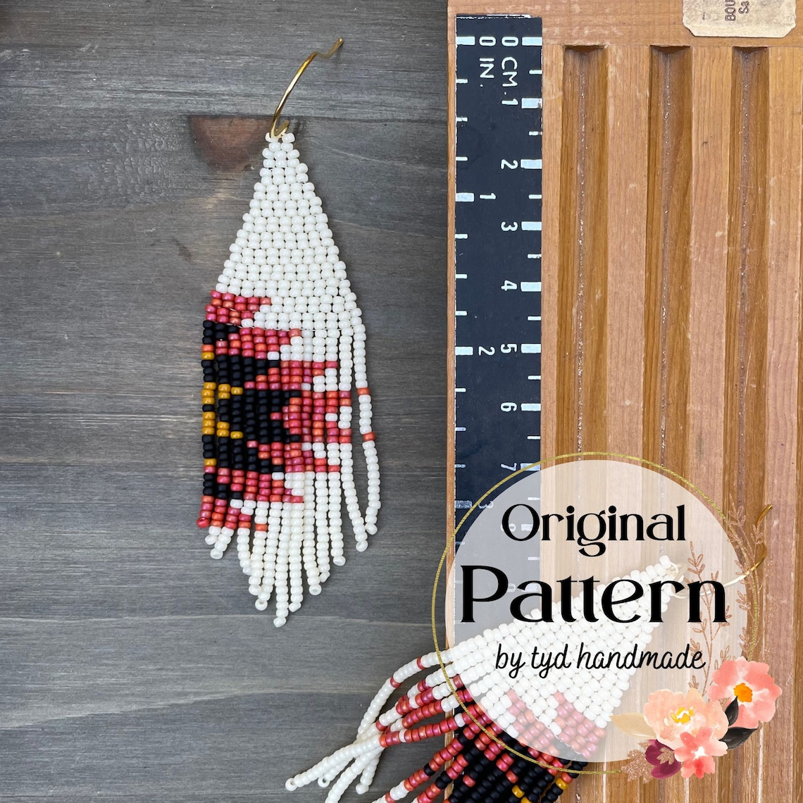 Stella Fringe Earrings Pattern - Etsy