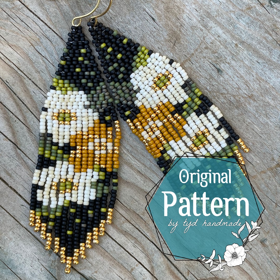 Autumn Fringe Earrings Original Pattern - Etsy