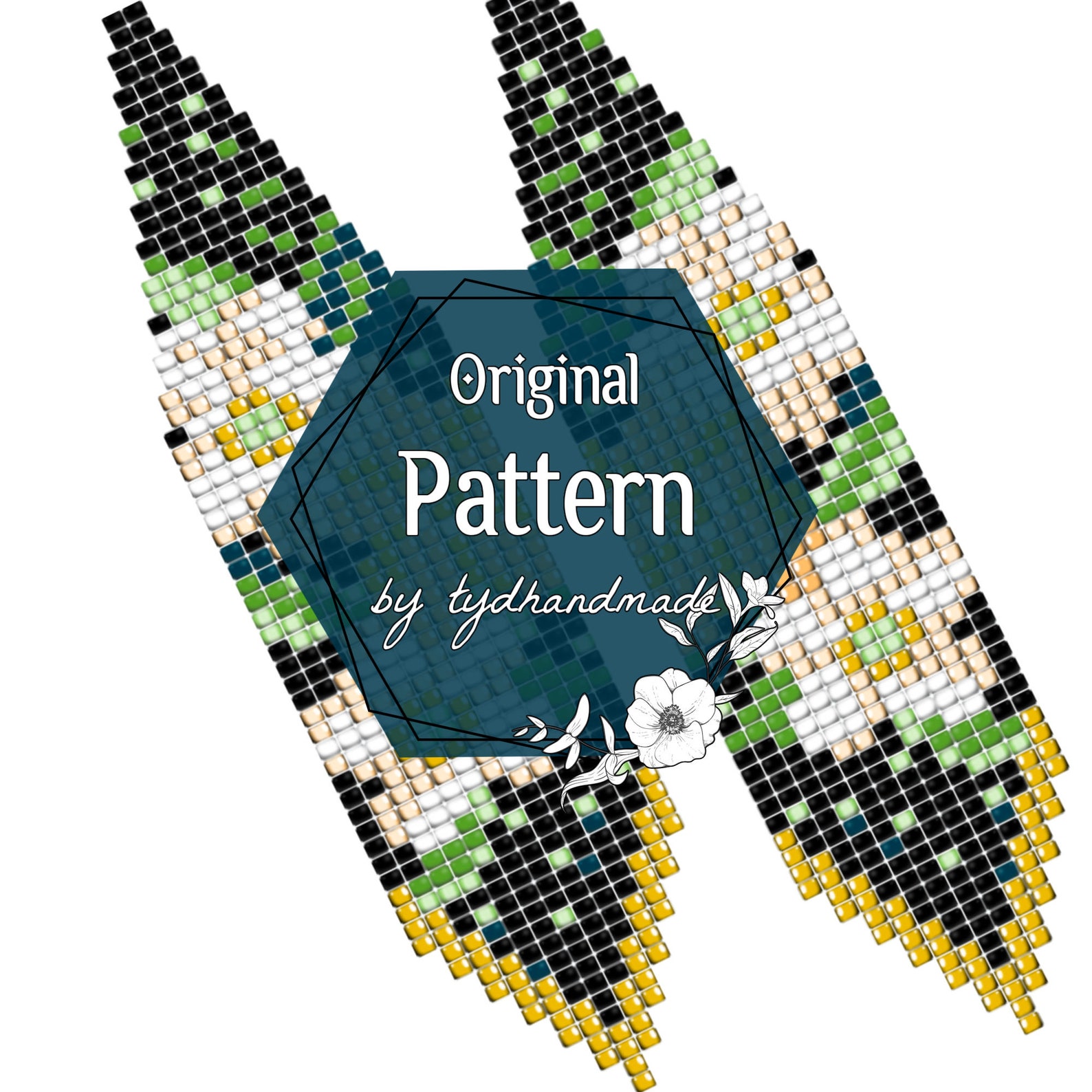 Autumn Fringe Earrings Original Pattern - Etsy