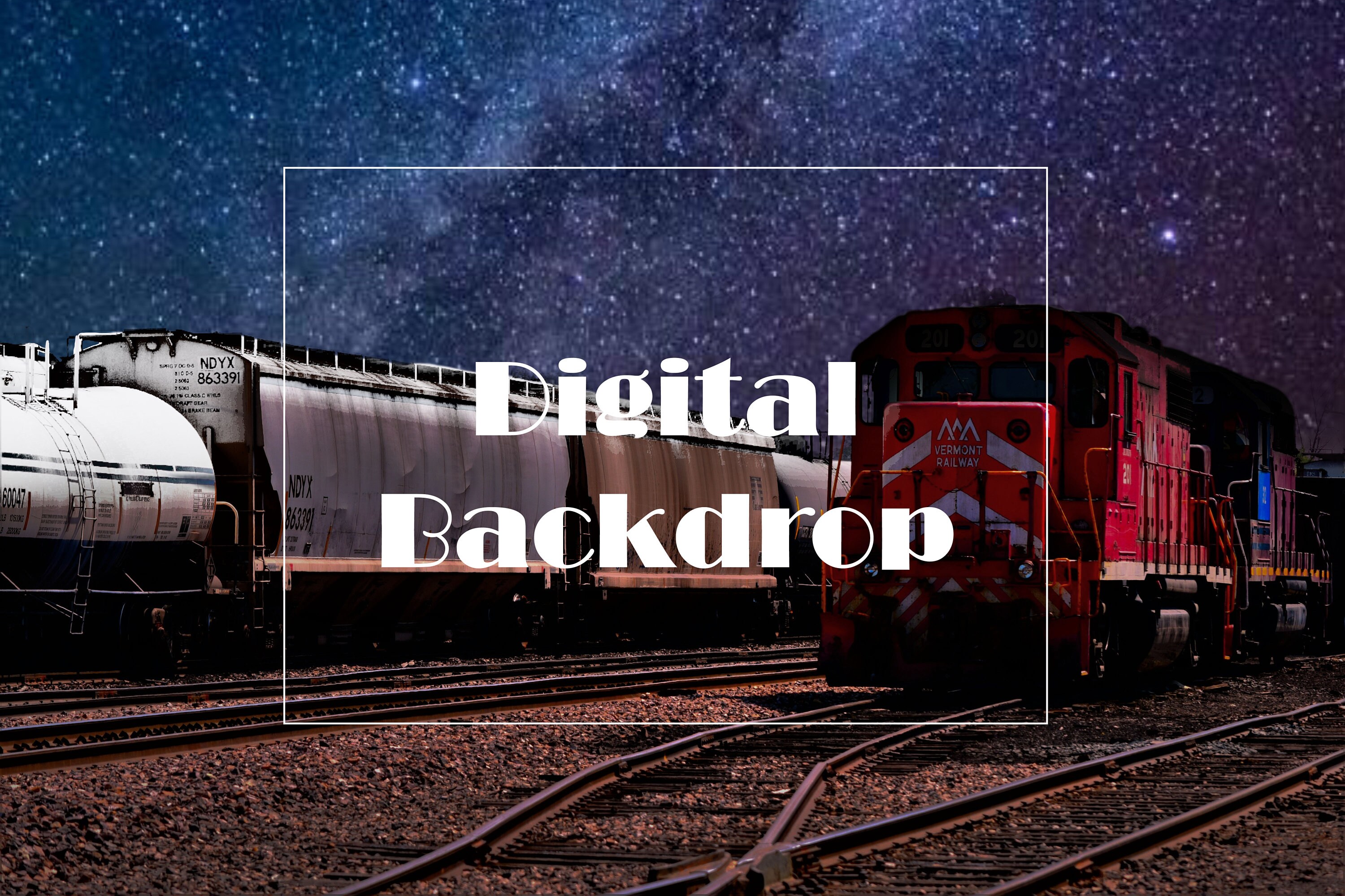 Train Digital Backdrop, JPEG, Instant Download. - Etsy