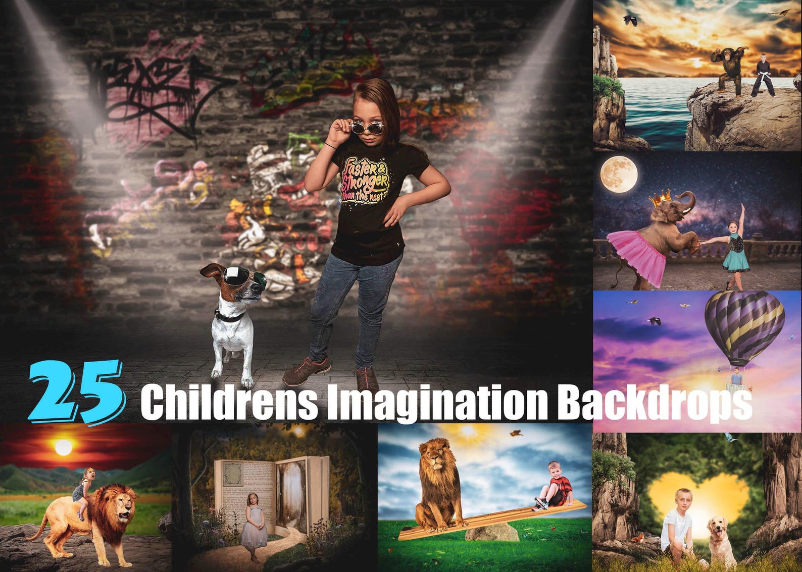 Children’s Digital Backdrop, Imagination Backgrounds for Kids, Magical ...
