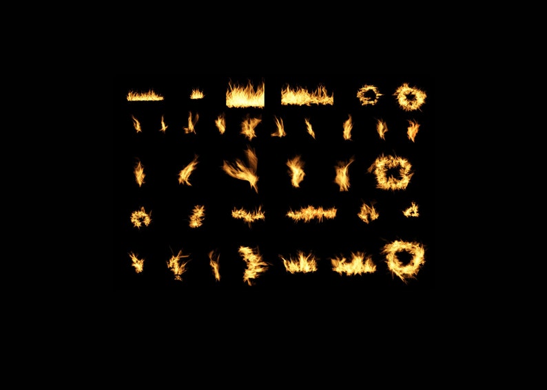 35 Fire Overlays Png Photoshop Overlays Campfire Flame - Etsy Canada