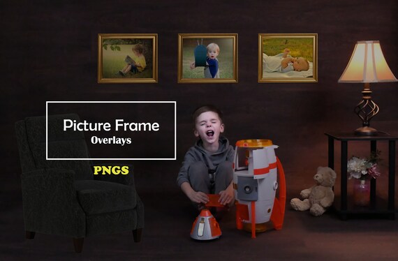 25 Picture Frame Overlays Picture Frame PNG Photoshop | Etsy