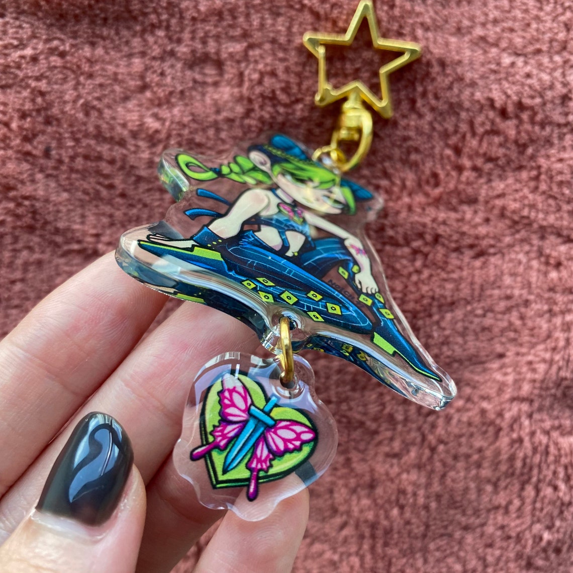 Jojos Bizarre Adventure Jolyne Part 6 Stone Ocean Charm - Etsy