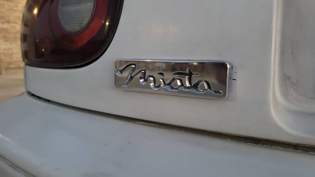 Miata Polished Aluminum Badge NA 1989-1997 Rear - Etsy