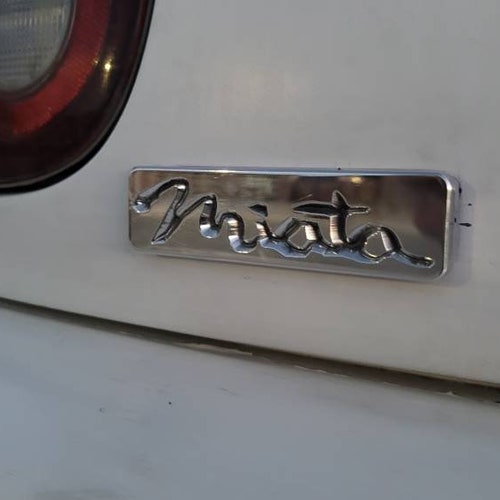 Miata Polished Aluminum Badge NA 1989-1997 Rear - Etsy