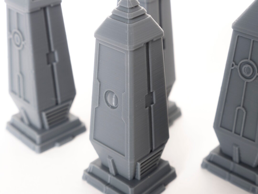 Xeno/alien Obelisks at 28mm Scale for Tabletop Wargaming. - Etsy