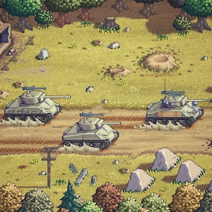 Pixel Panzers: Printed Artwork (multiple Designs) - Etsy