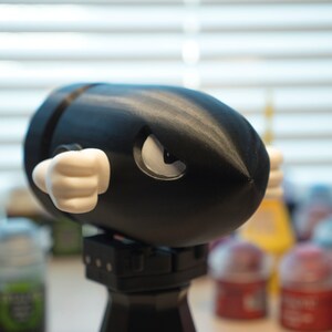 Bullet Bill Figure From the Mario Bros. Franchise digital - Etsy