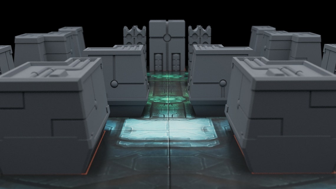Digital Files 3D Printable Sci-fi Wall Set for Any - Etsy