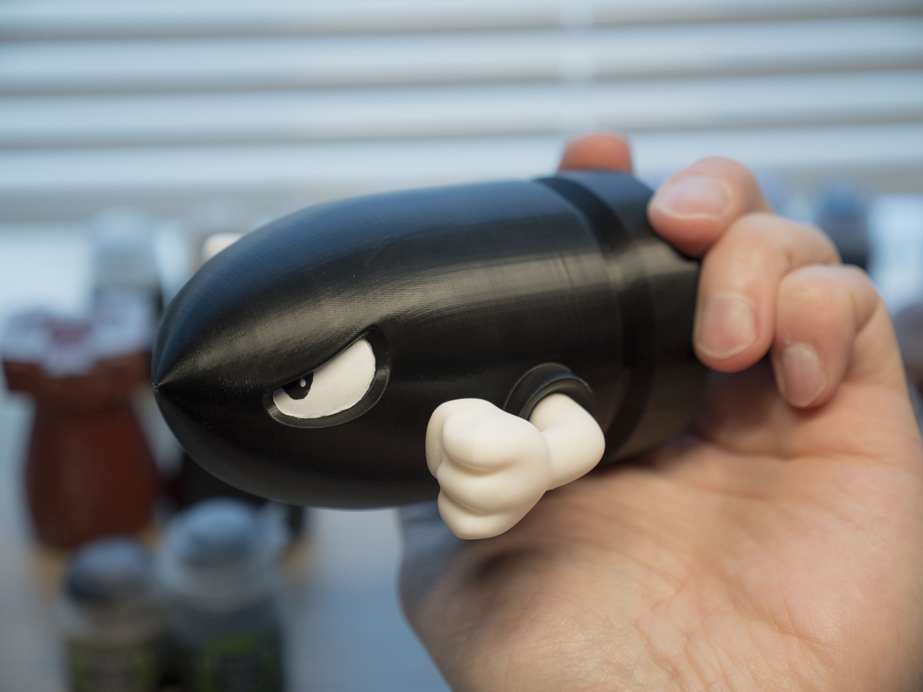 Bullet Bill Figure From the Mario Bros. Franchise | Etsy