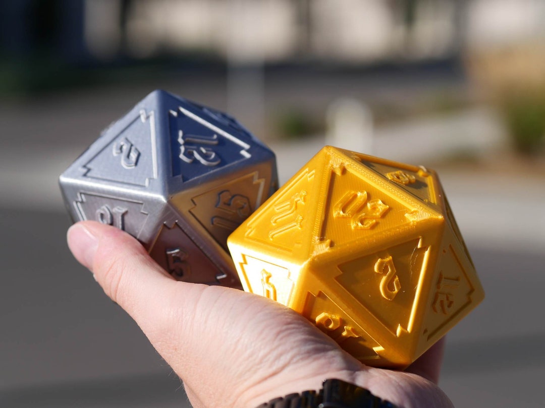 MEGA D20 Dice for RPG and More Fist Sized - Etsy