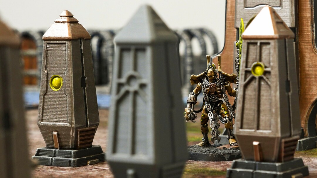 Xeno/alien Obelisks at 28mm Scale for Tabletop Wargaming. - Etsy