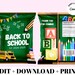 Back-to-school Chip Bag Editable Template | Digital Download | School ...