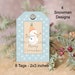 Cute Snowmen Christmas Gift Tags Merry Christmas Happy - Etsy