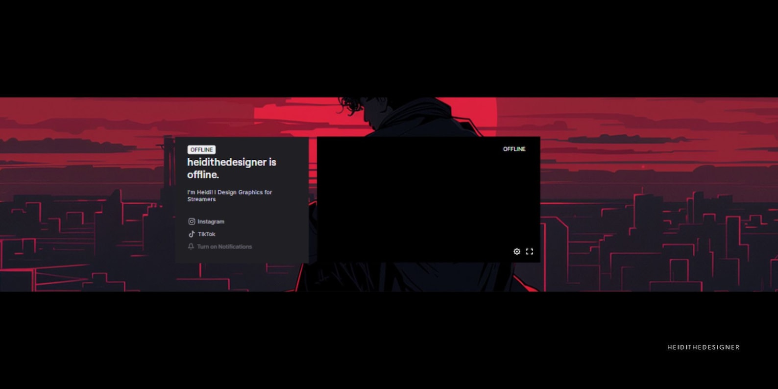 Kick and Twitch Background Banner Pack (scary Aesthetic): A New ...
