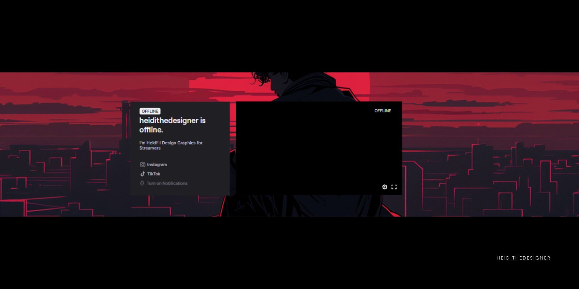 Kick and Twitch Background Banner Pack (scary Aesthetic): A New ...
