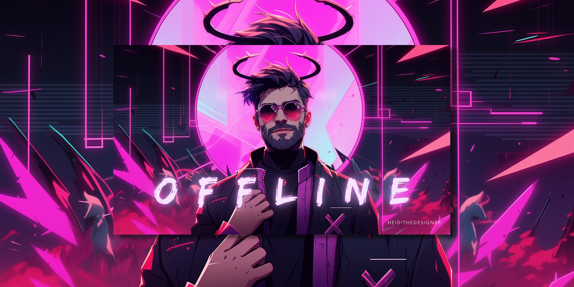 Twitch and Kick Offline Banner Pack (scary Aesthetic) Fallen Figures ...