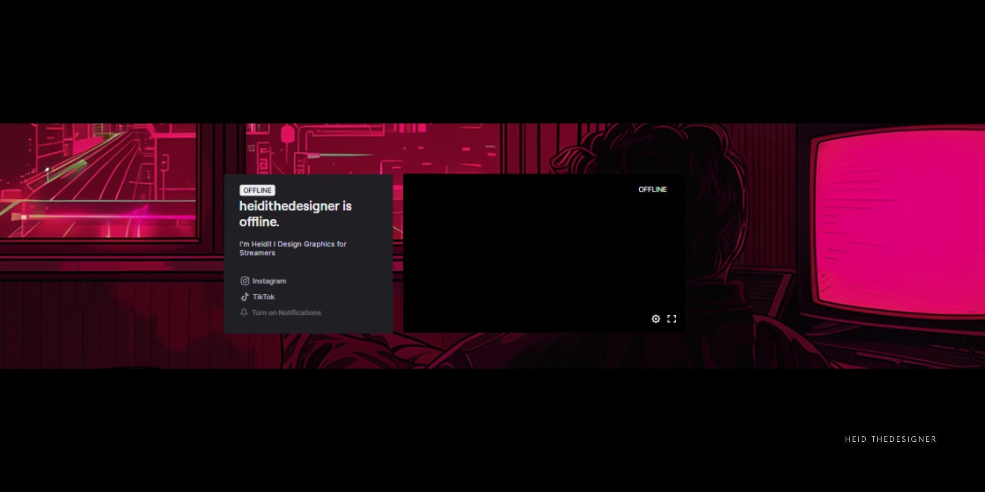 Kick and Twitch Background Banner Pack (scary Aesthetic): Isolation ...