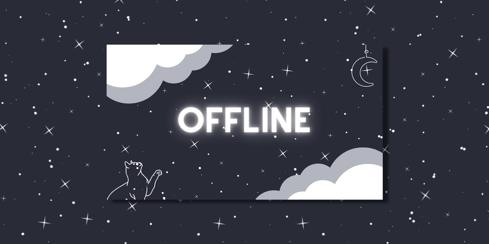 Twitch Banners Cat | Twitch Package Twitch Banner Design Twitch Banner ...