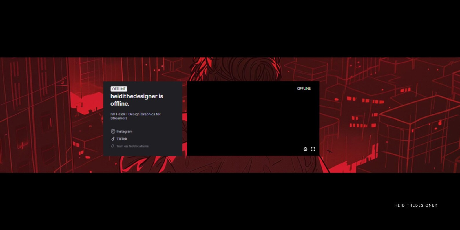 Kick and Twitch Background Banner Pack (scary Aesthetic): Acceptance ...
