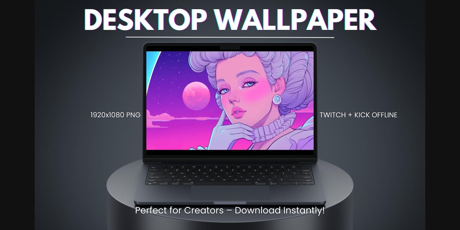 Desktop Wallpaper 1920x1080 PNG, Twitch Offline Banner, Kick Stream ...