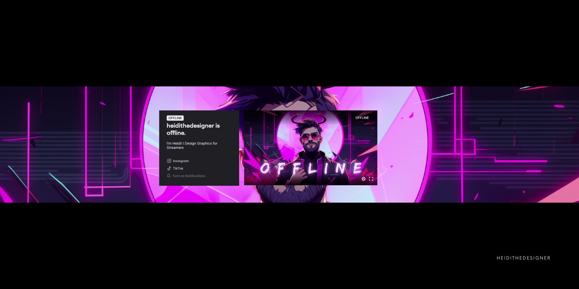 Twitch and Kick Offline Banner Pack (scary Aesthetic) Fallen Figures ...