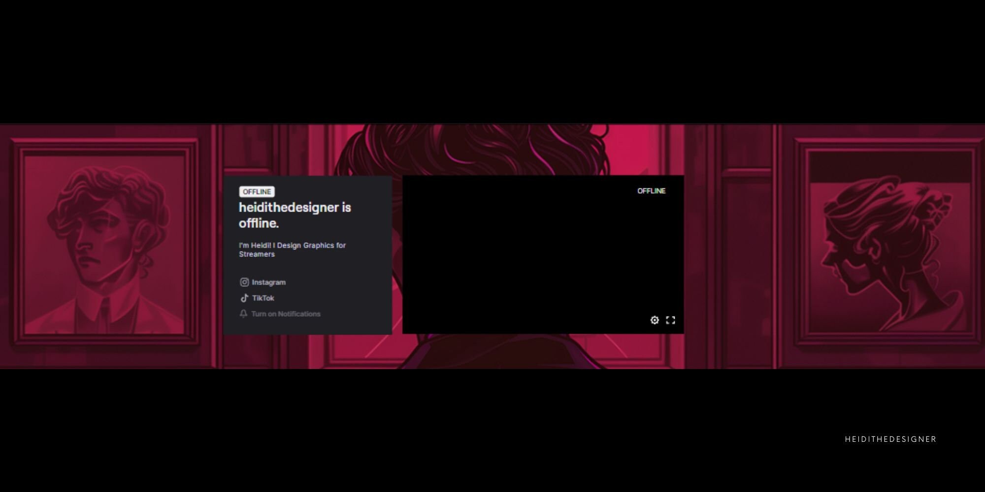 Kick and Twitch Background Banner Pack (scary Aesthetic): Frozen in ...