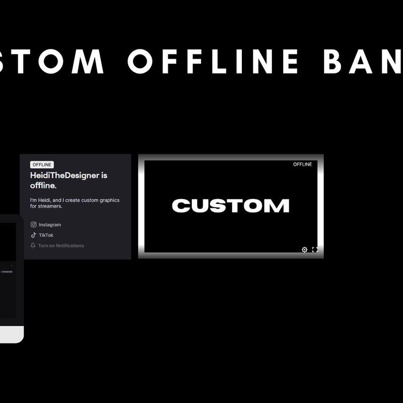 Kick Offline Banner - Etsy