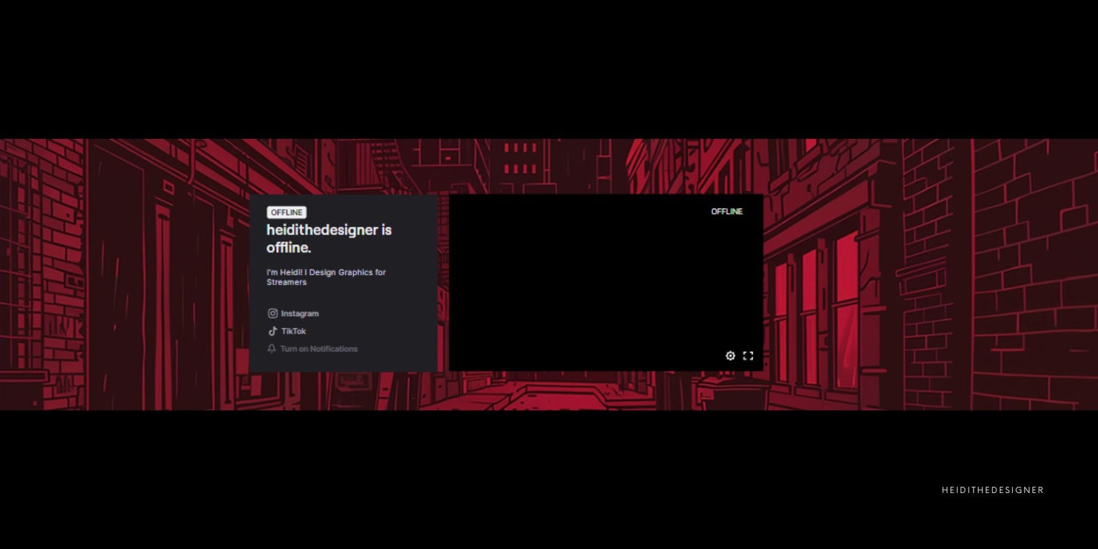 Kick and Twitch Background Banner Pack (scary Aesthetic): the Escape ...