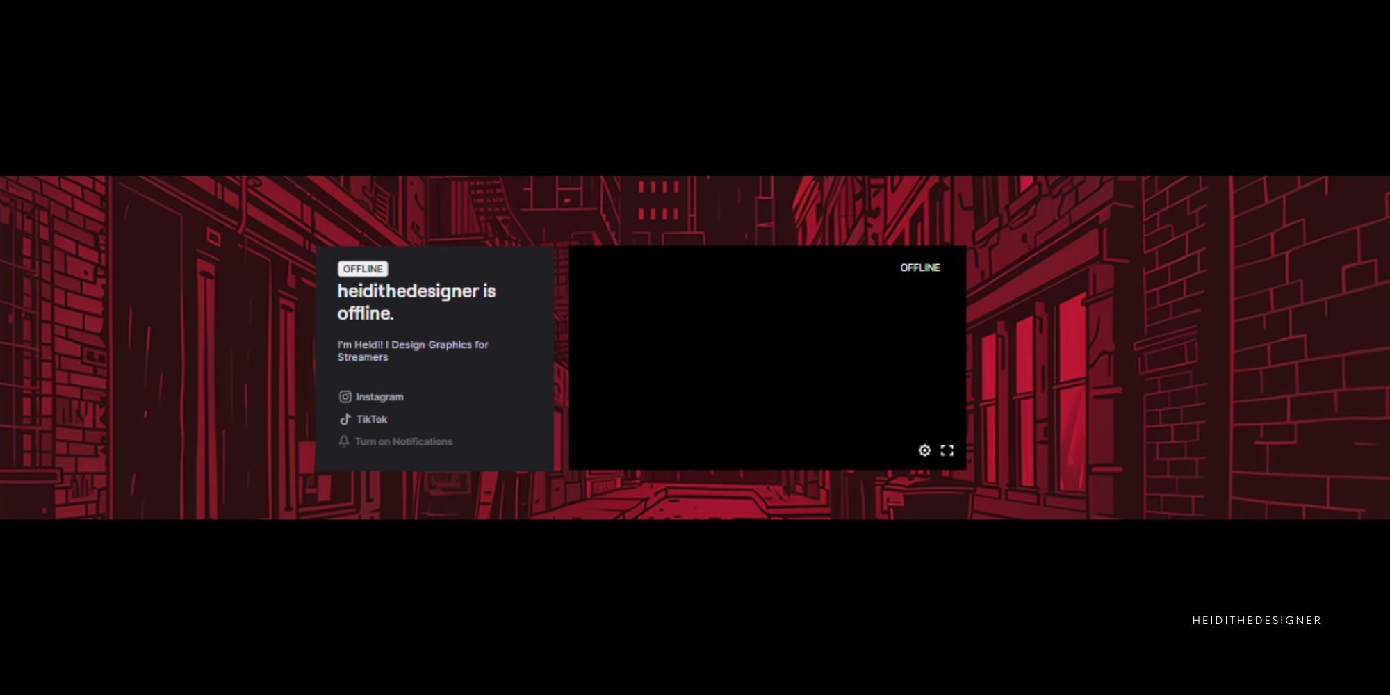 Kick and Twitch Background Banner Pack (scary Aesthetic): the Escape ...
